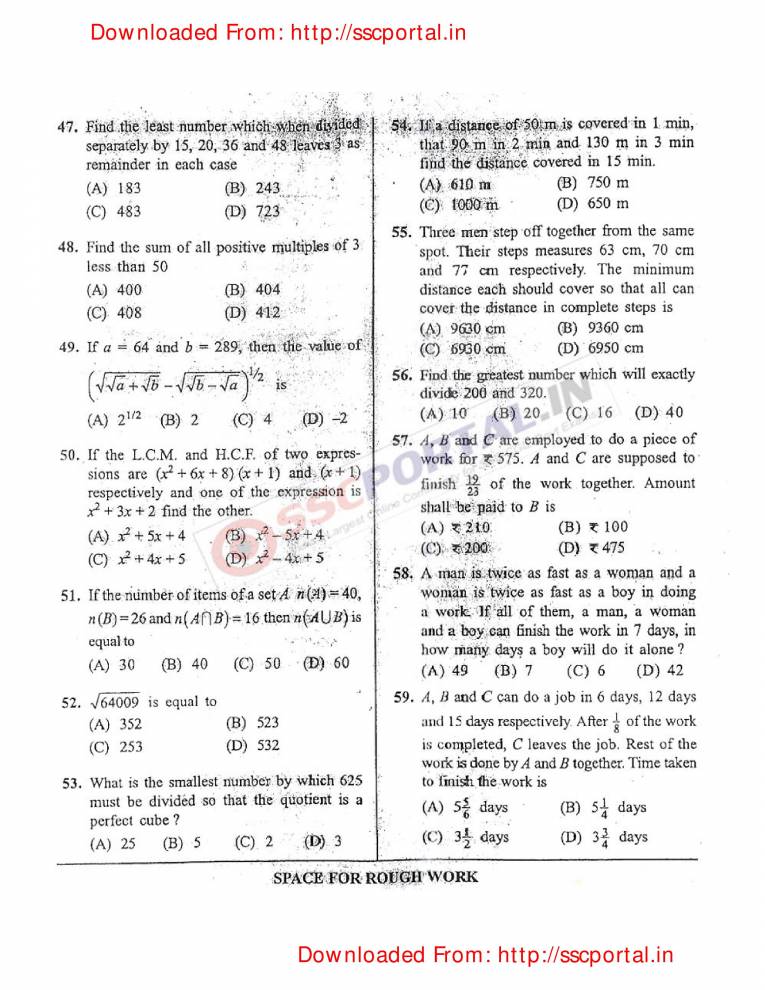 SSC Tier 2 Practice Set Link - Notes - LearnPick India