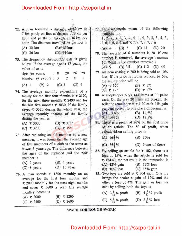SSC Tier 2 Practice Set Link - Notes - LearnPick India