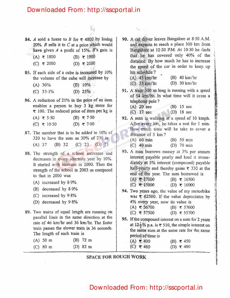 SSC Tier 2 Practice Set Link - Notes - LearnPick India