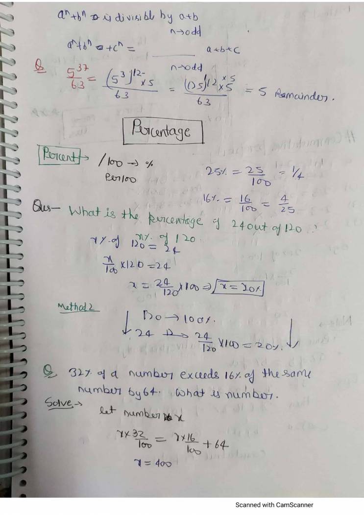 Notes On Aptitude - Notes - LearnPick India