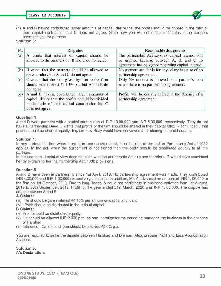 Class 12 Accounts - Fundamental Of Accounts - Notes - LearnPick India