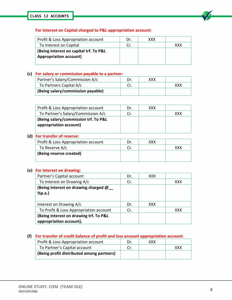 Class 12 Accounts - Fundamental Of Accounts - Notes - LearnPick India