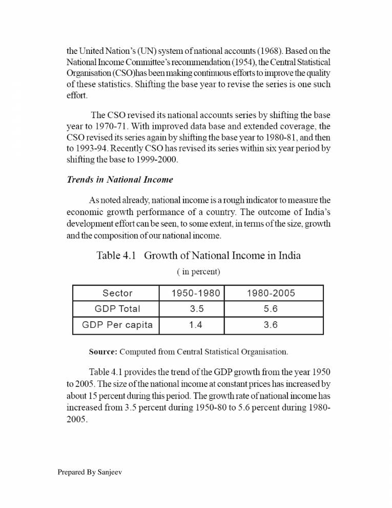 Note On National Income For Economics Students - Notes - LearnPick India