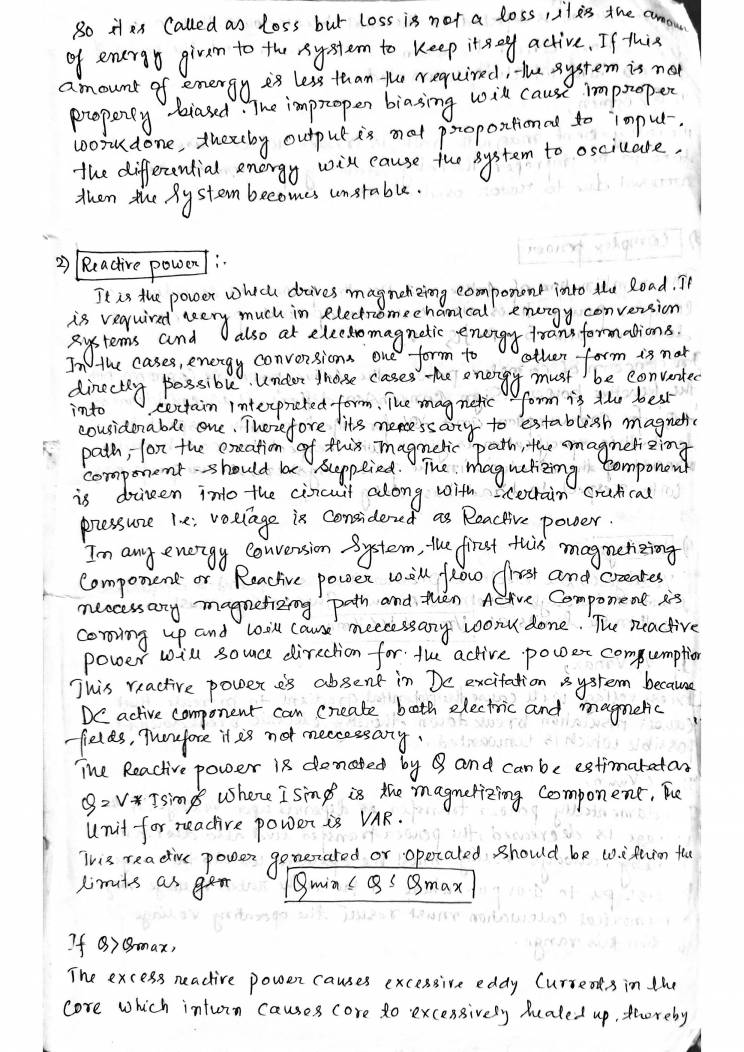 Notes On Introduction To Electrical Power System - Notes - LearnPick India