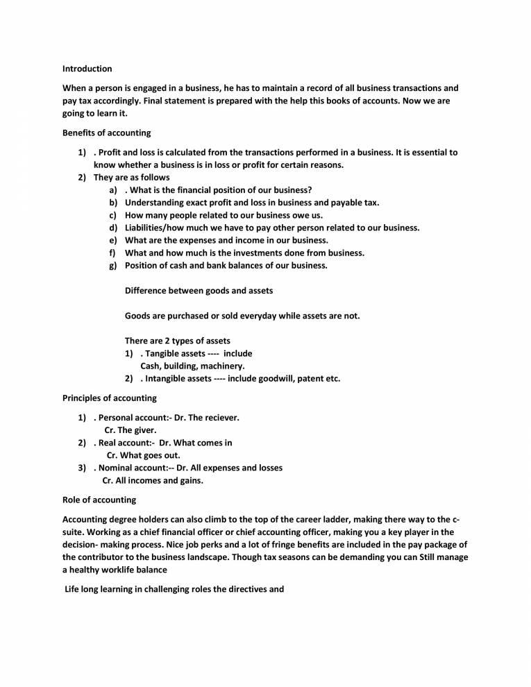 Notes On Tally Accounting - Notes - LearnPick India