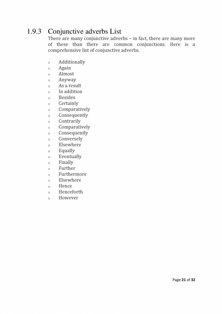 Note On Conjunctions - Notes - LearnPick India