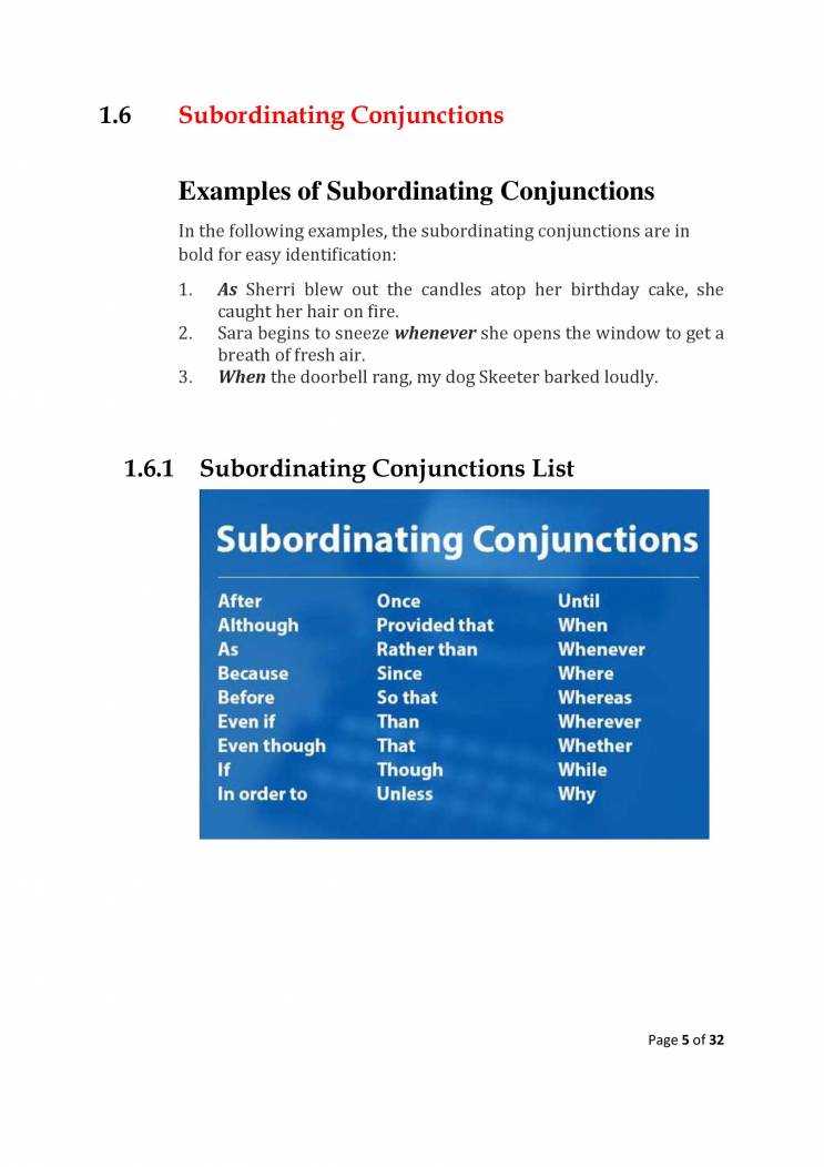 Note On Conjunctions - Notes - LearnPick India