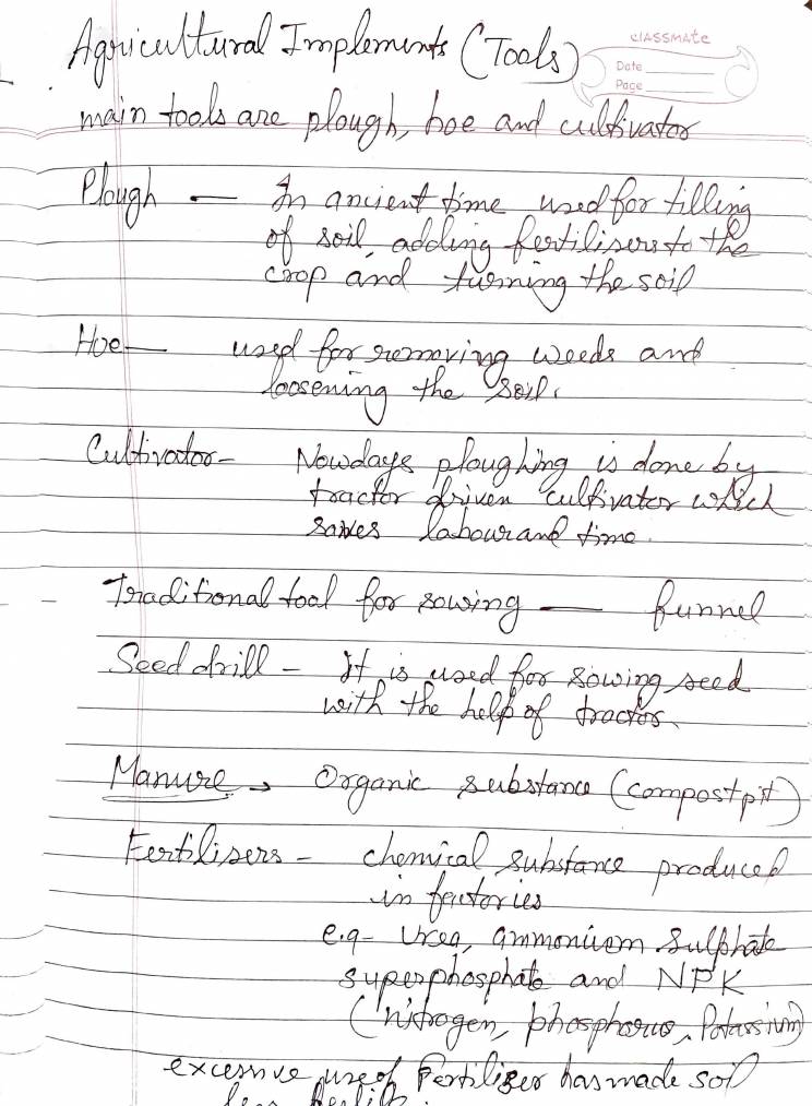 Notes On Crop - Notes - LearnPick India