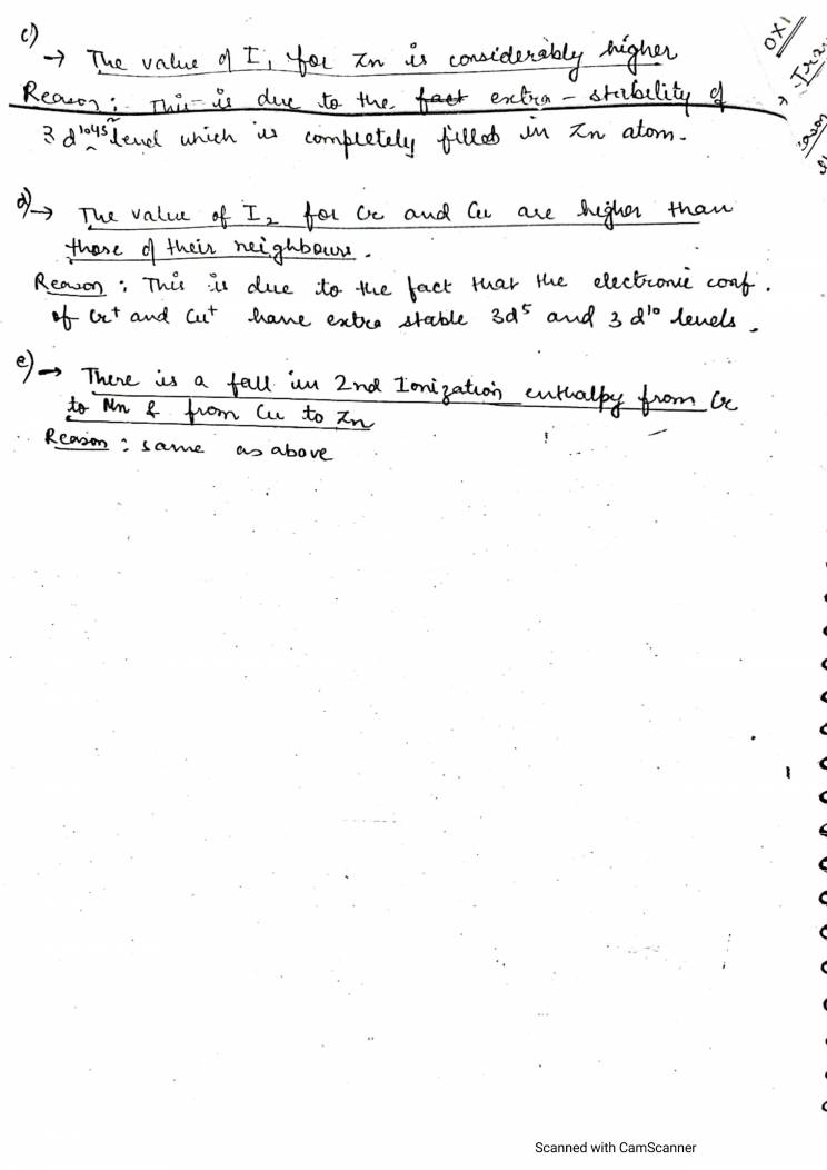 Note On D & F Block - Notes - LearnPick India