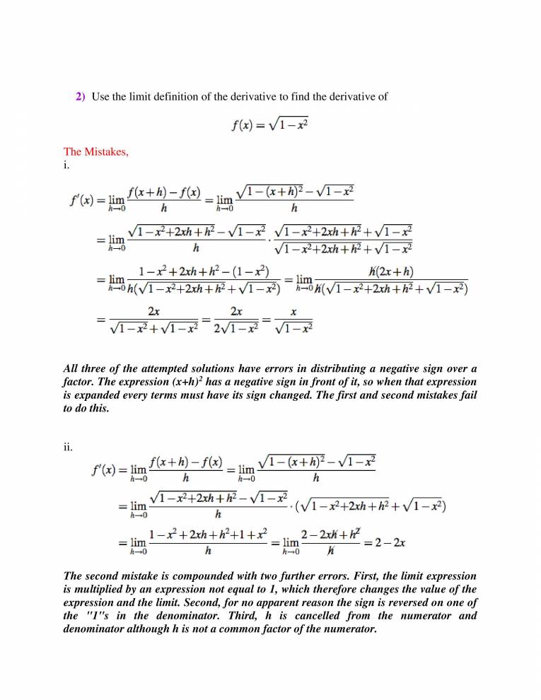 Calculus - Notes - LearnPick India