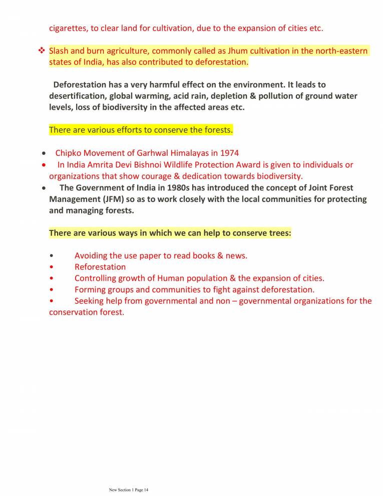 Environmental Issues - Notes - LearnPick India