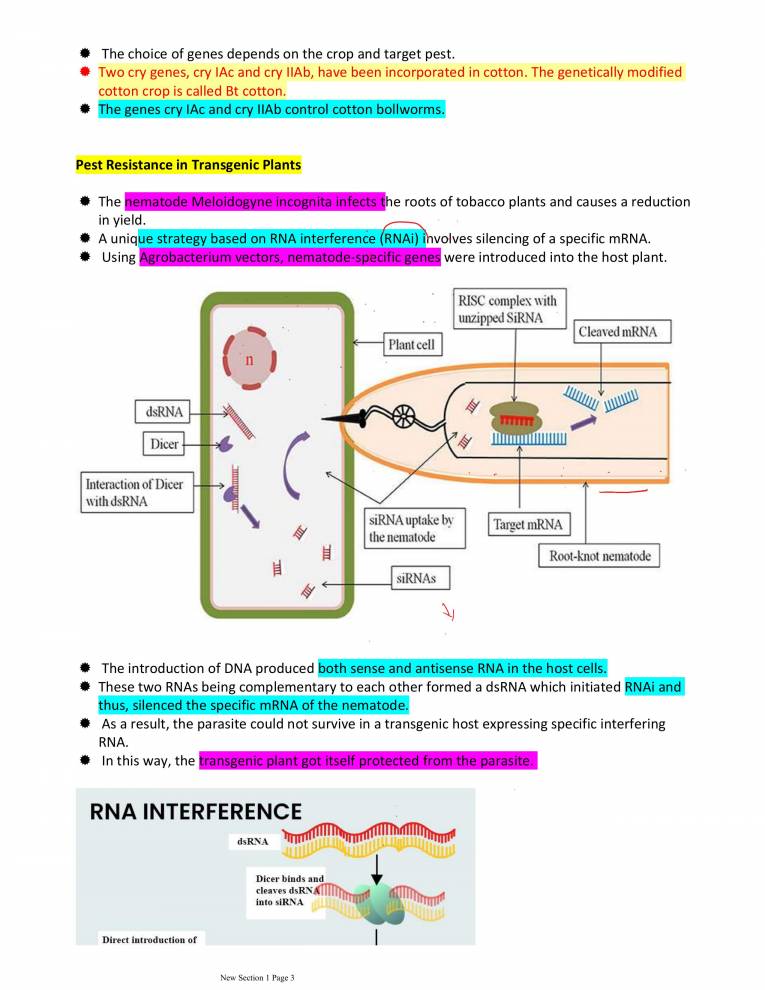 BIOTECHNOLOGY AND ITS APPLICATIONS - Notes - LearnPick India