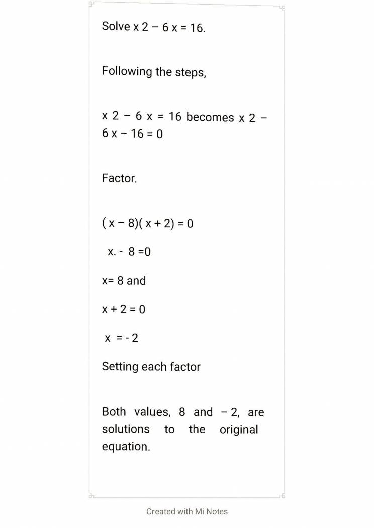 Maths Note - Notes - LearnPick India