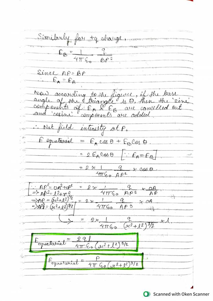 Physics Class 12 Chapter 1 - Notes - LearnPick India