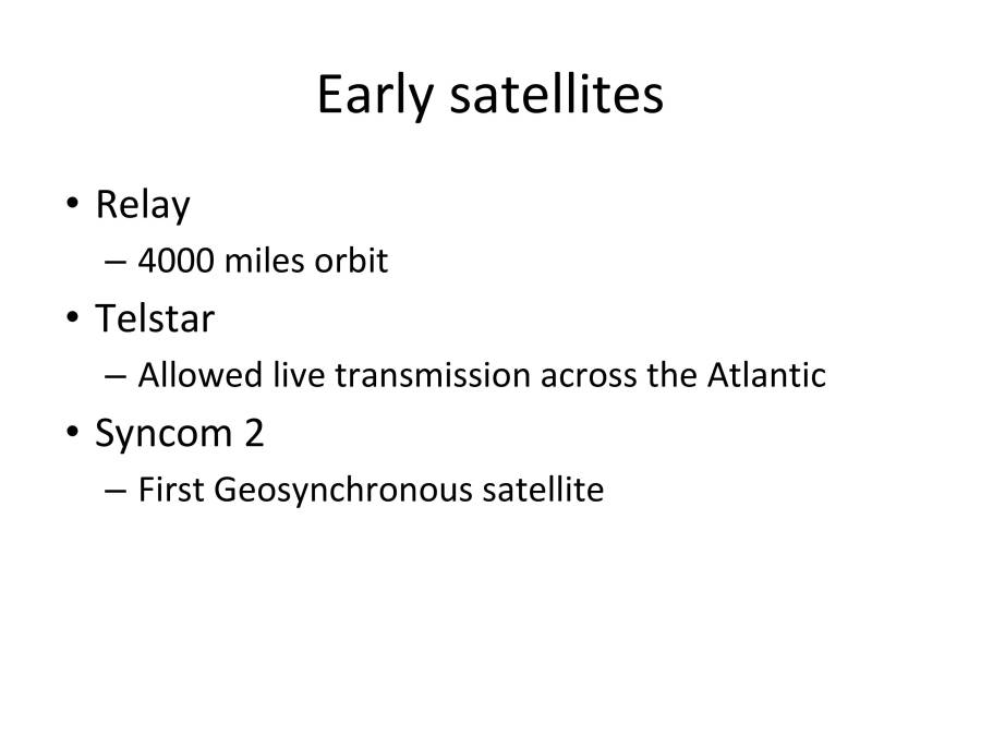 Note On Satellite Communication - Notes - LearnPick India