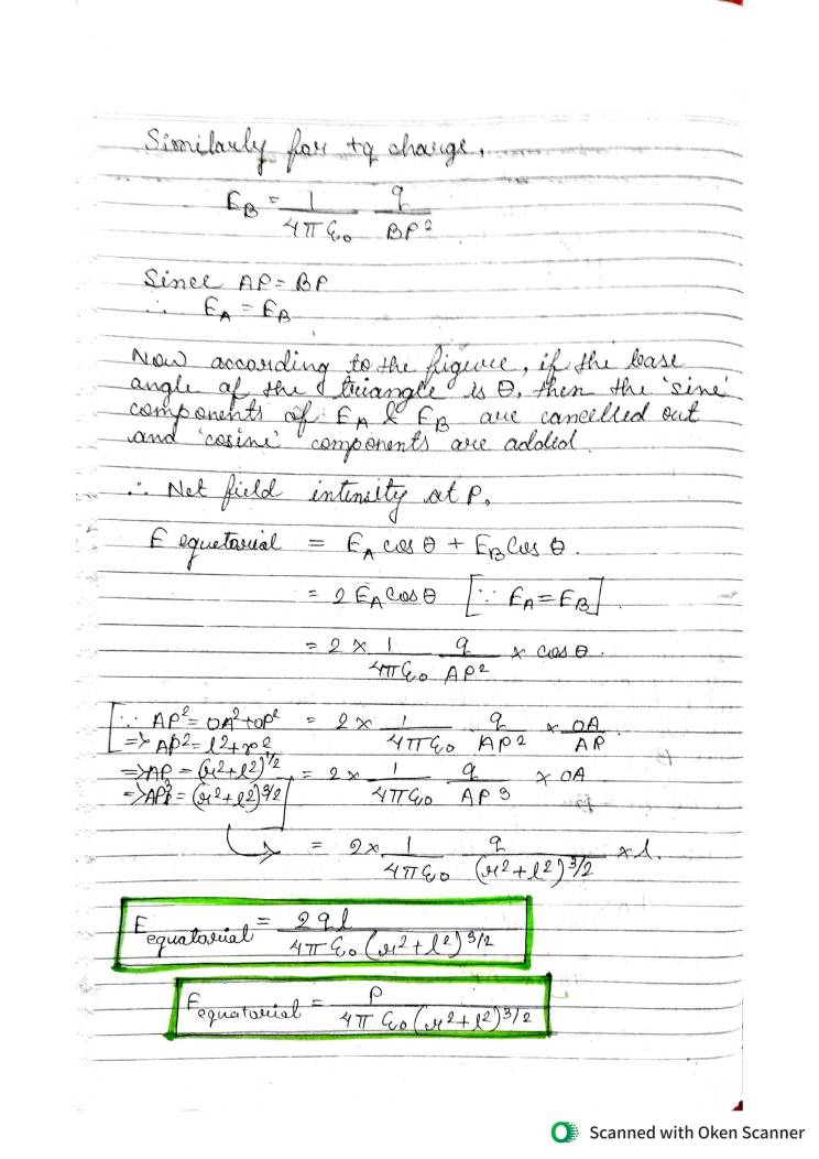 Physics Class 12 (chapter-1) - Notes - LearnPick India