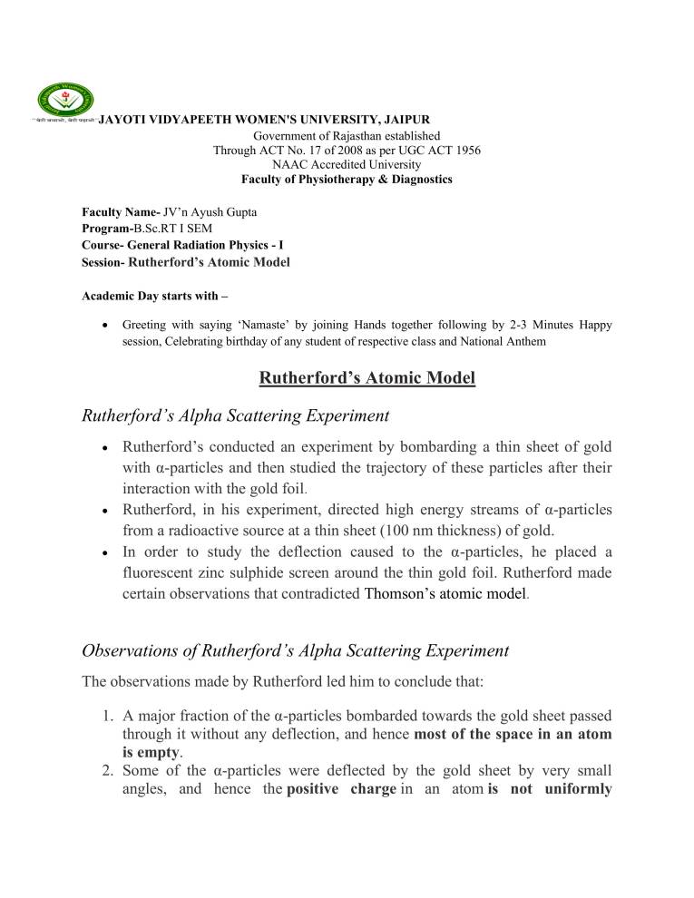 Radiation Physics - Notes - LearnPick India