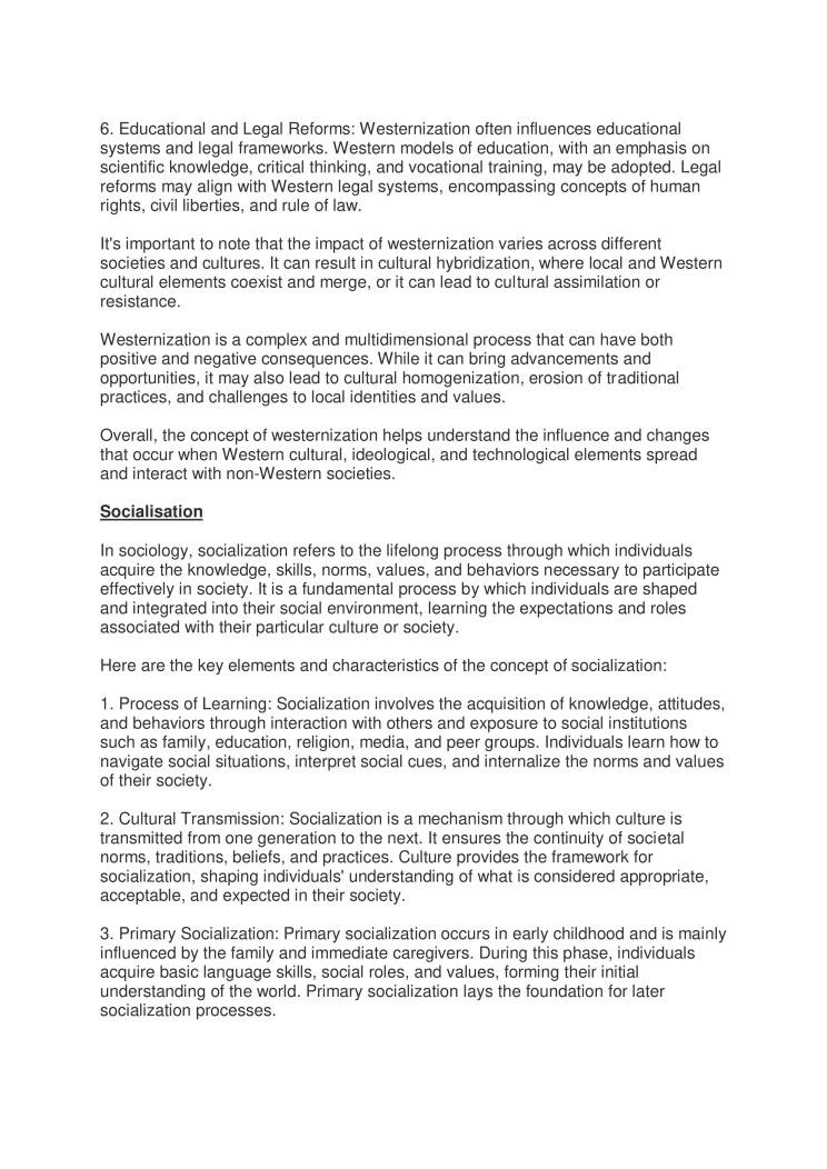 Social Change - Notes - LearnPick India