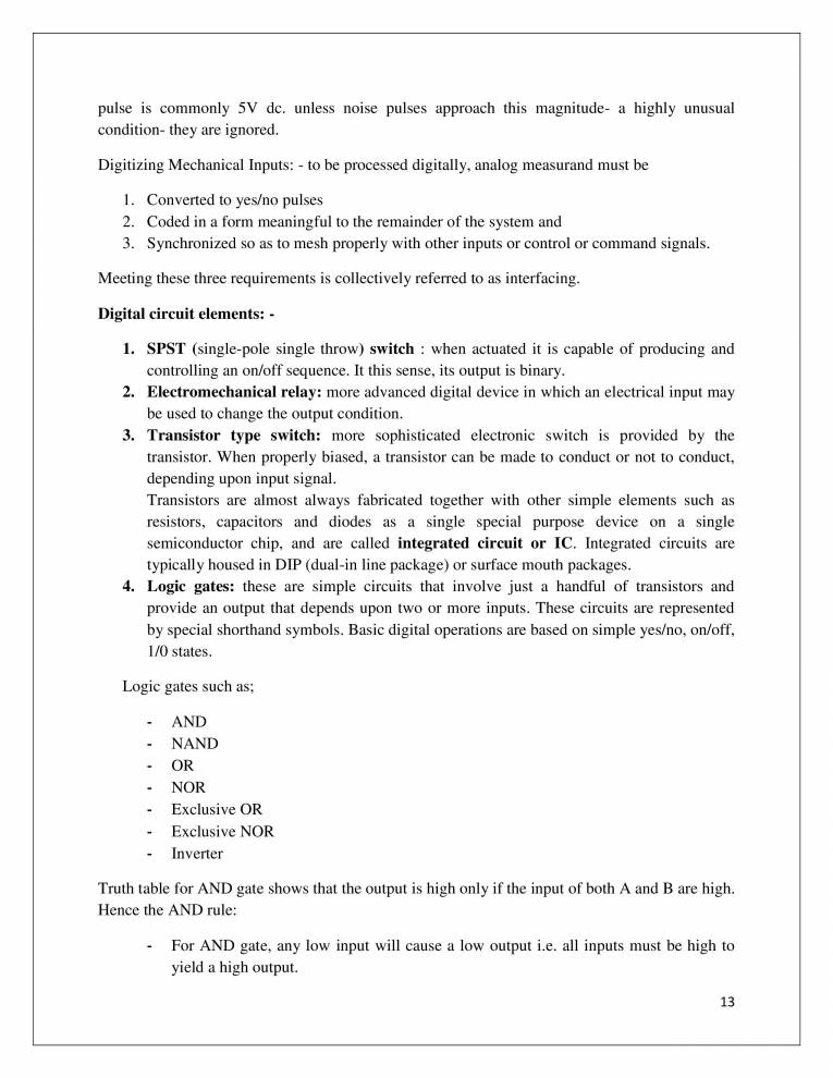 Measurement And Control - Notes - LearnPick India