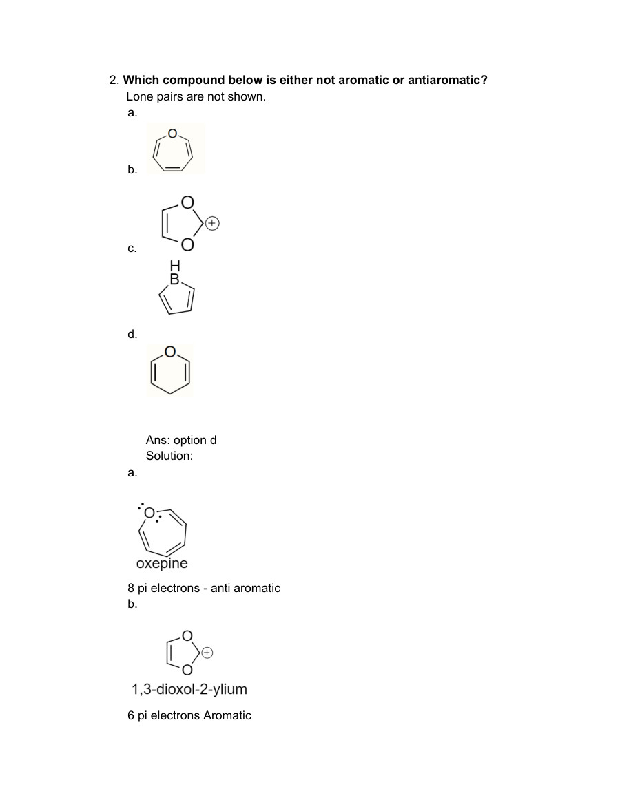 Aromaticity - Notes - LearnPick India