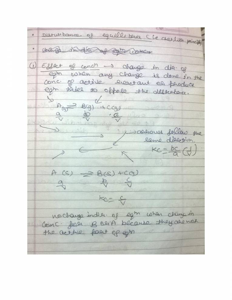 Chemical Equilibrium 3 - Notes - LearnPick India