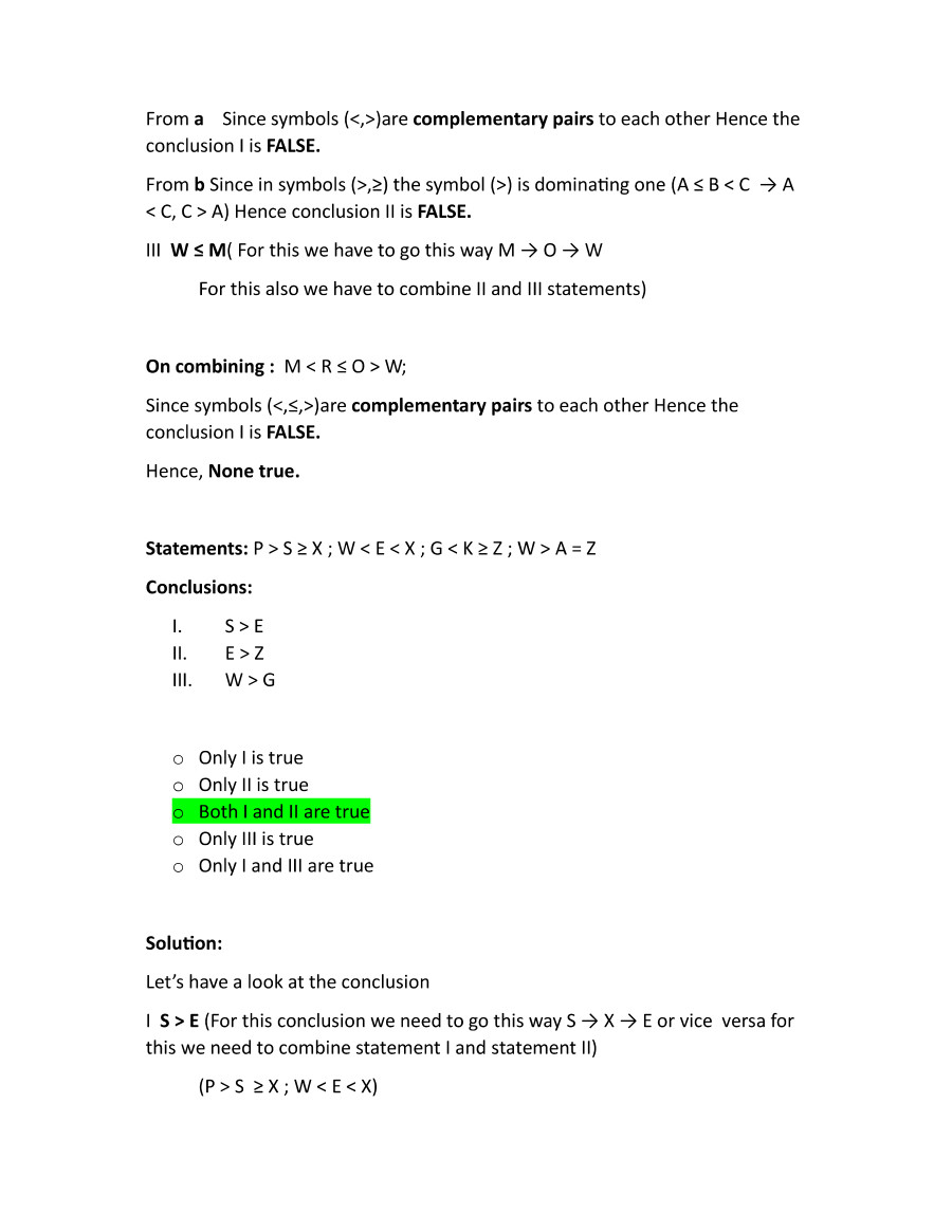 Questions on Reasoning - Notes - LearnPick India