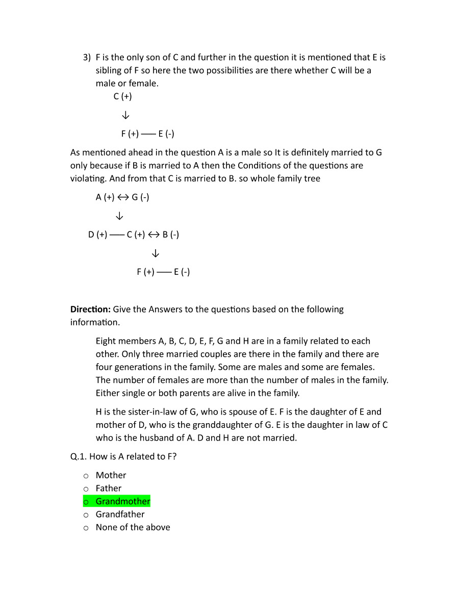 Questions on Reasoning - Notes - LearnPick India