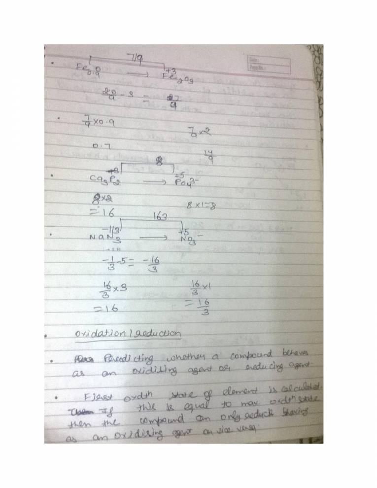 Redox Reaction - Notes - LearnPick India