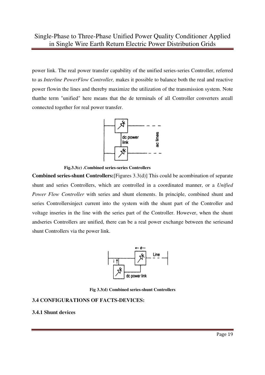 Signle phase to three phase unified power quality conditioner - Notes ...