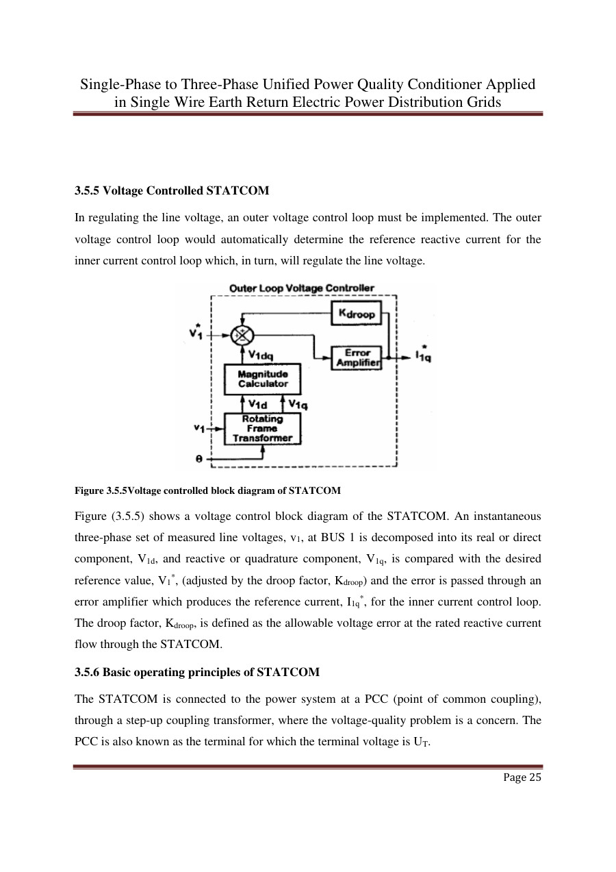 Signle phase to three phase unified power quality conditioner - Notes ...