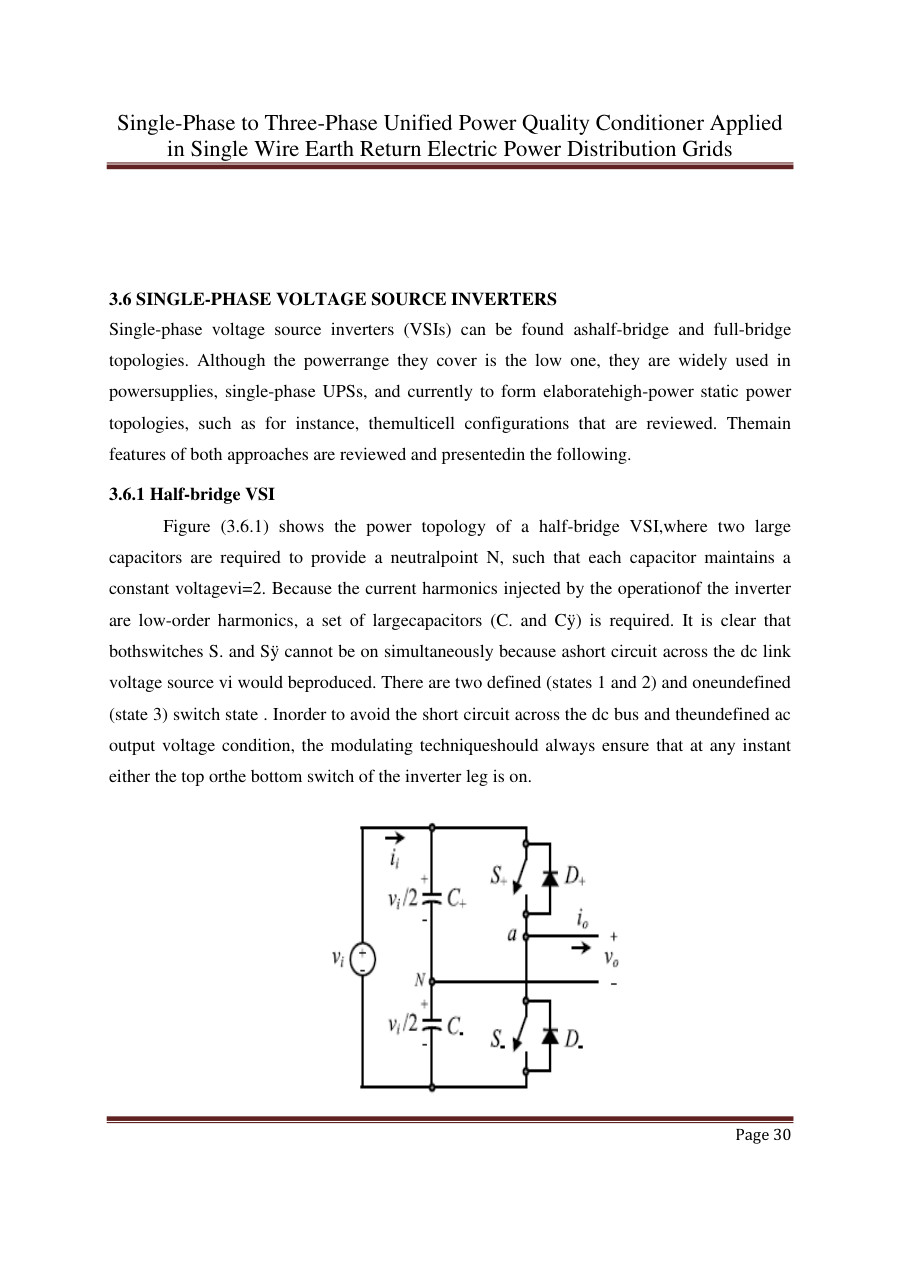 Signle phase to three phase unified power quality conditioner - Notes ...