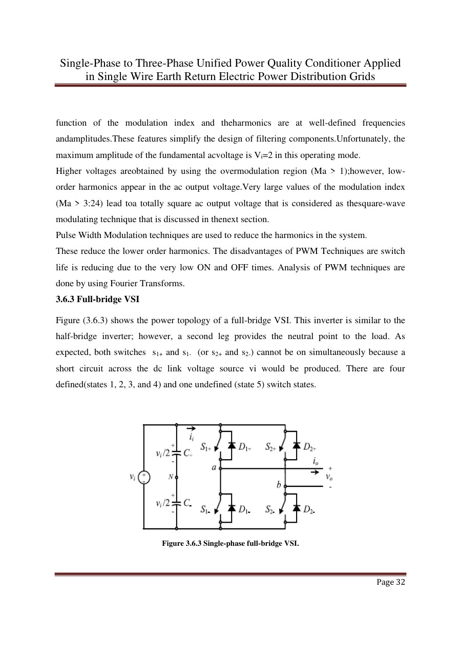 Signle phase to three phase unified power quality conditioner - Notes ...