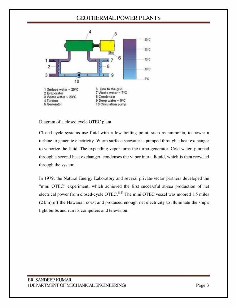 Geo Thermal Power Plants - Notes - LearnPick India