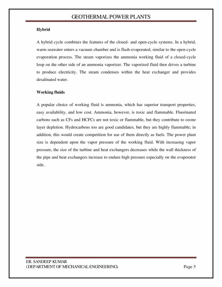 Geo Thermal Power Plants - Notes - LearnPick India