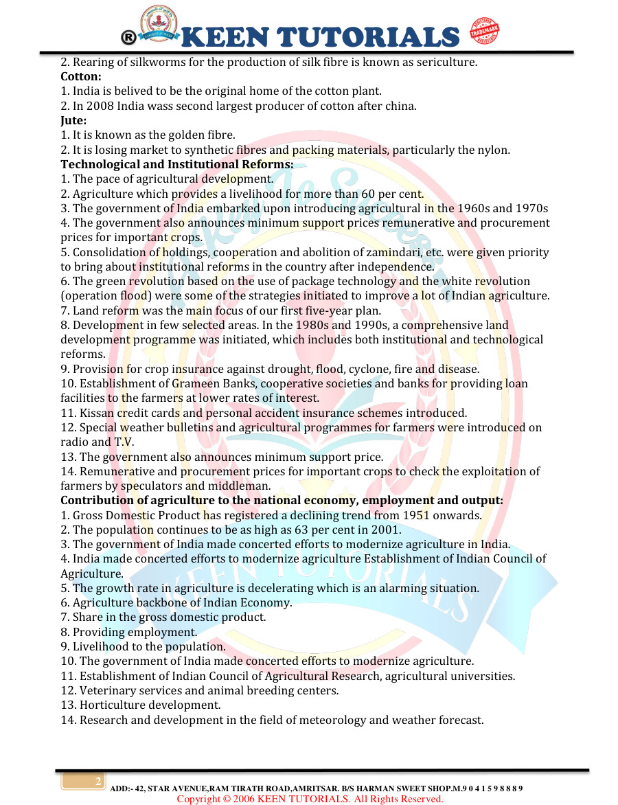 Social Studies Class 10Th Notes - Notes - LearnPick India