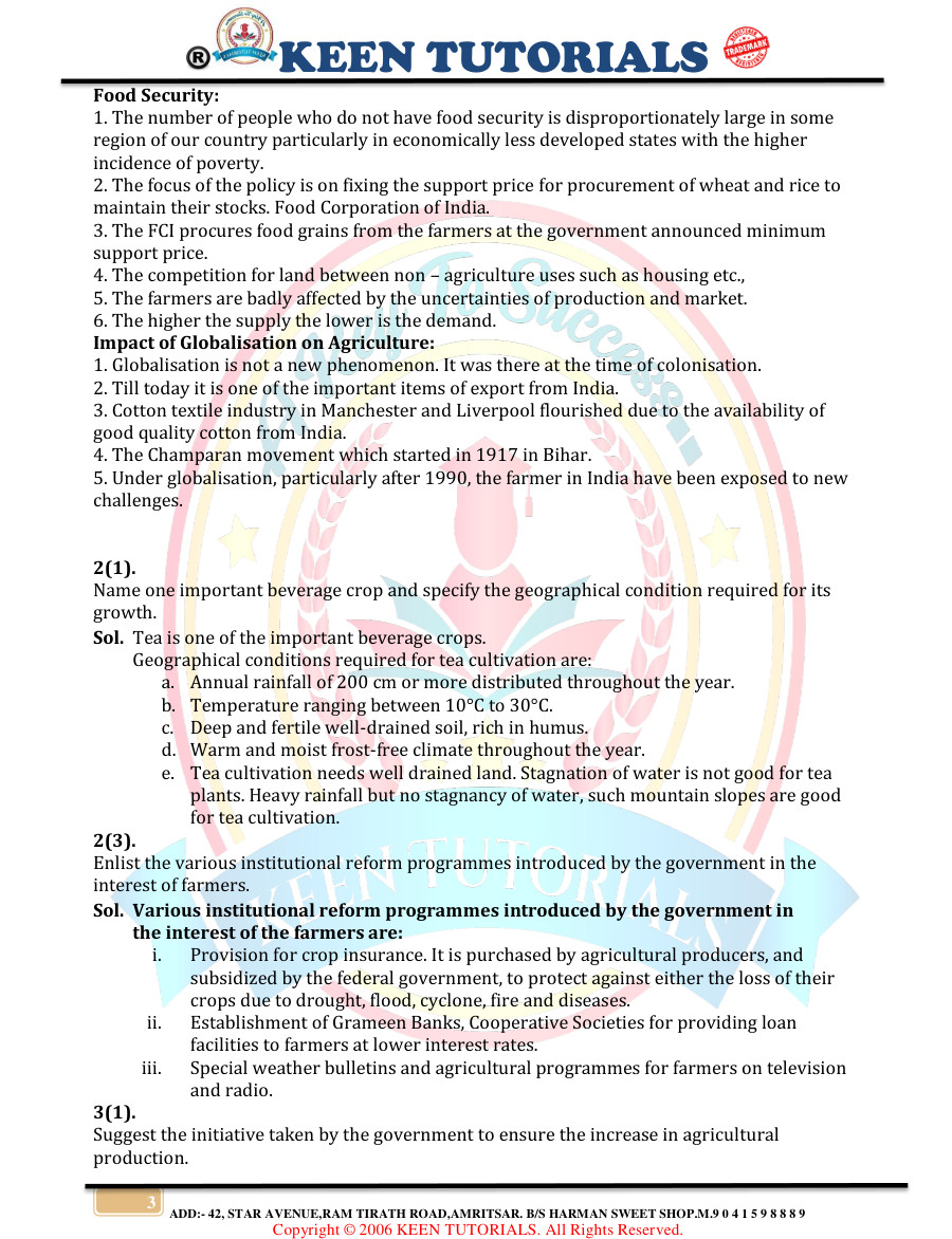 Social Studies Class 10Th Notes - Notes - LearnPick India
