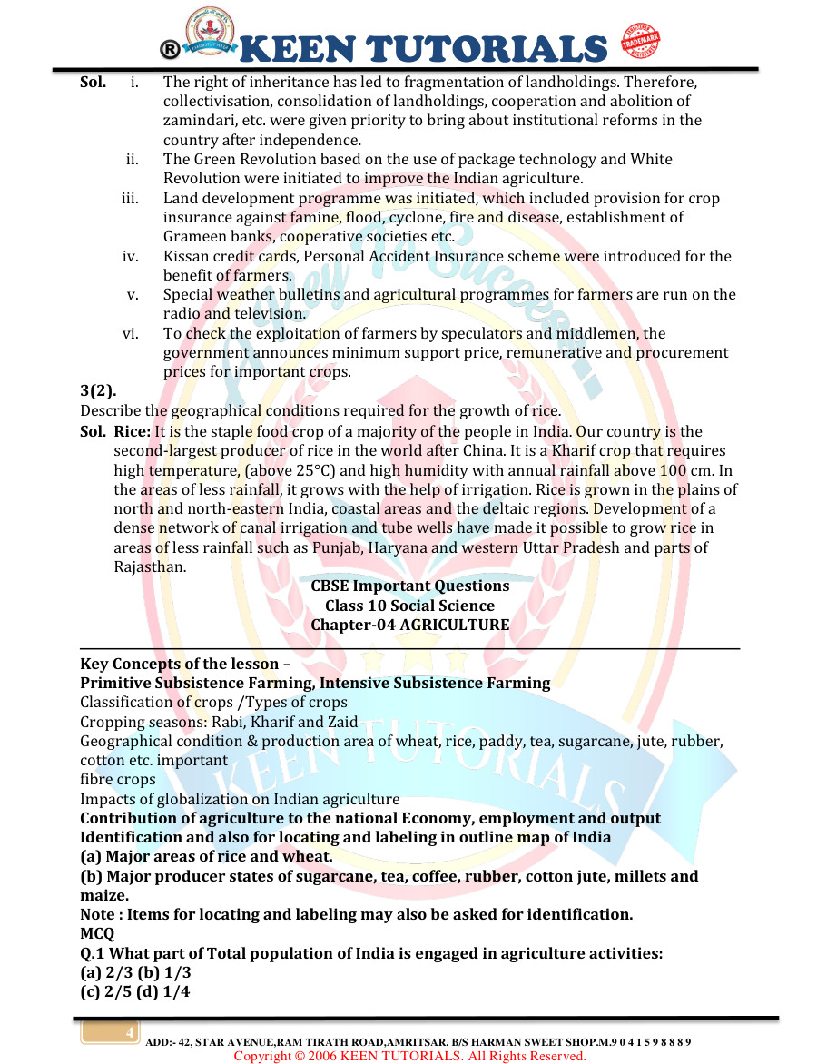 Social Studies Class 10Th Notes - Notes - LearnPick India