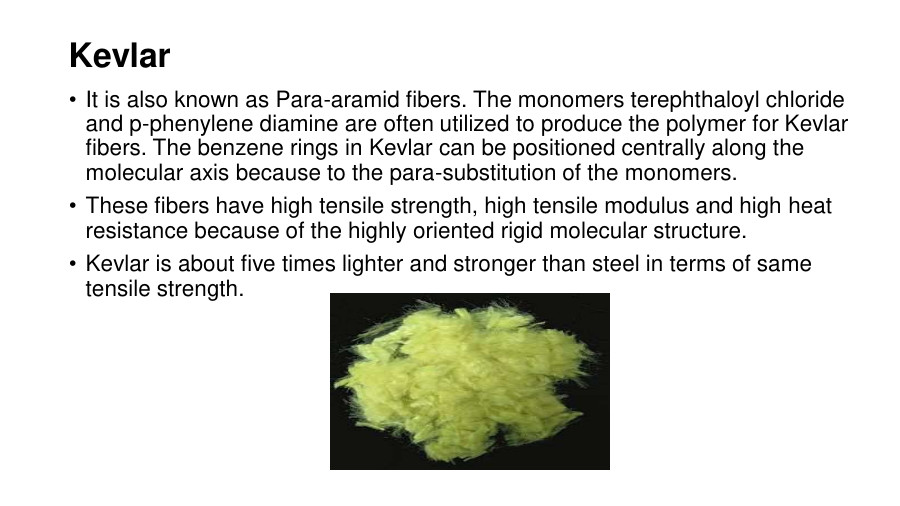 Waste Management of Kevlar Fiber - Notes - LearnPick India