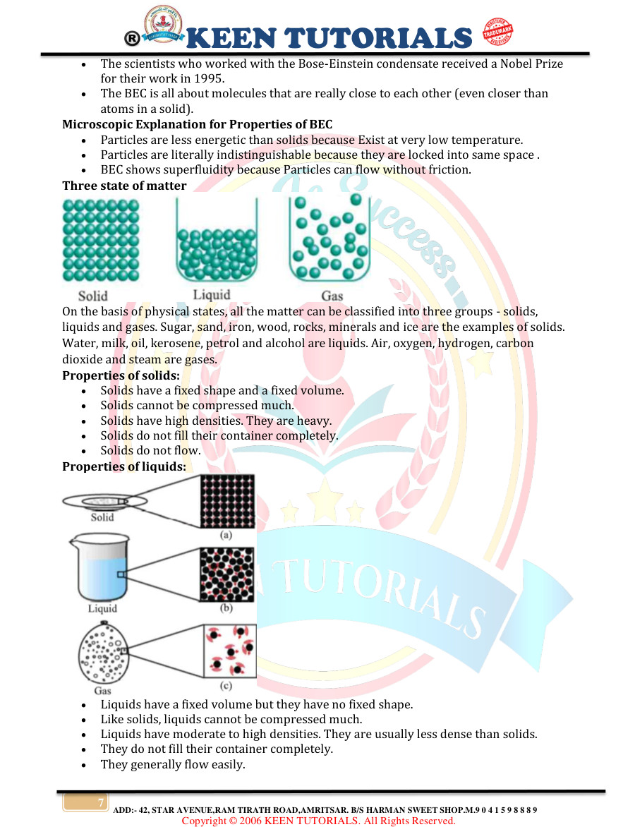 SCIENCE CLASS IX - Notes - LearnPick India