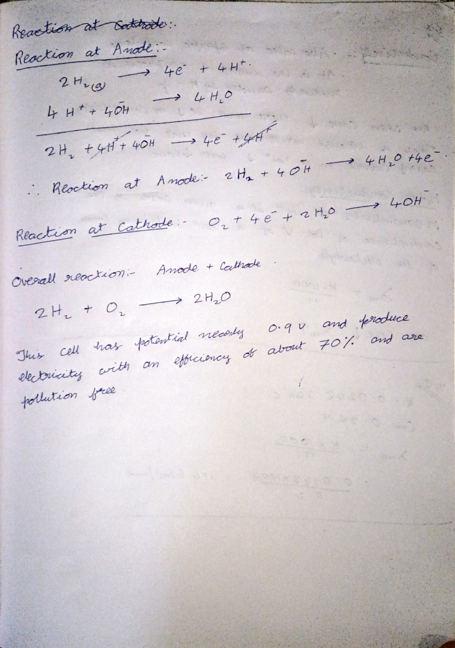 Electrochemisty- Batteries, and fuel cell - Notes - LearnPick India