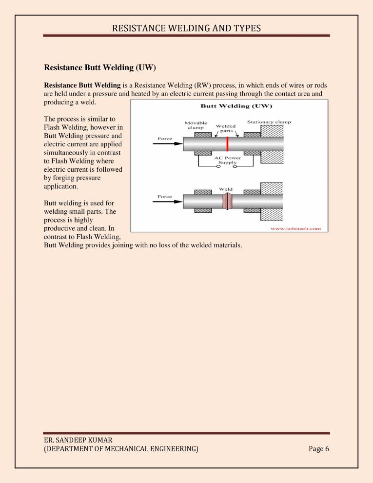 TIG , PAW & Resistance Welding - Notes - LearnPick India