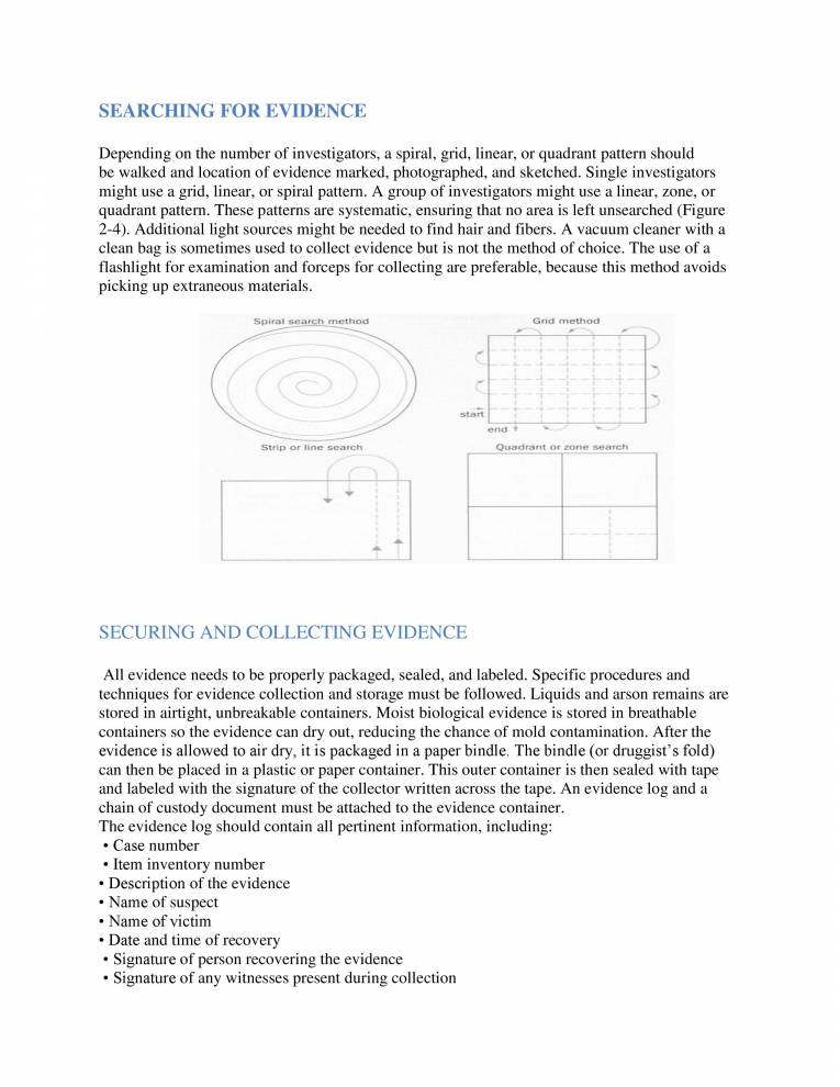 Crime Scene Investigation - Notes - LearnPick India