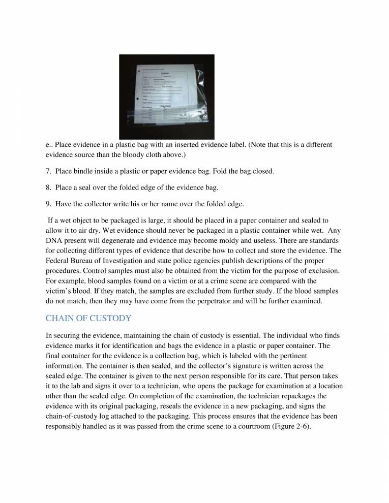 Crime Scene Investigation - Notes - LearnPick India