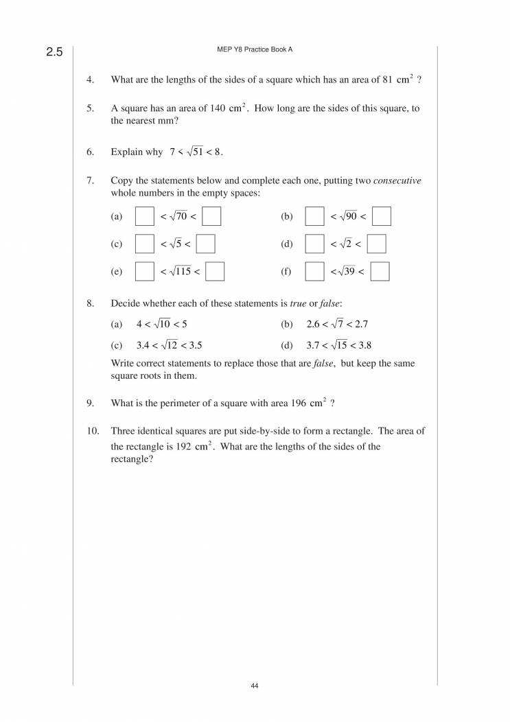 Mathematics - Notes - LearnPick India
