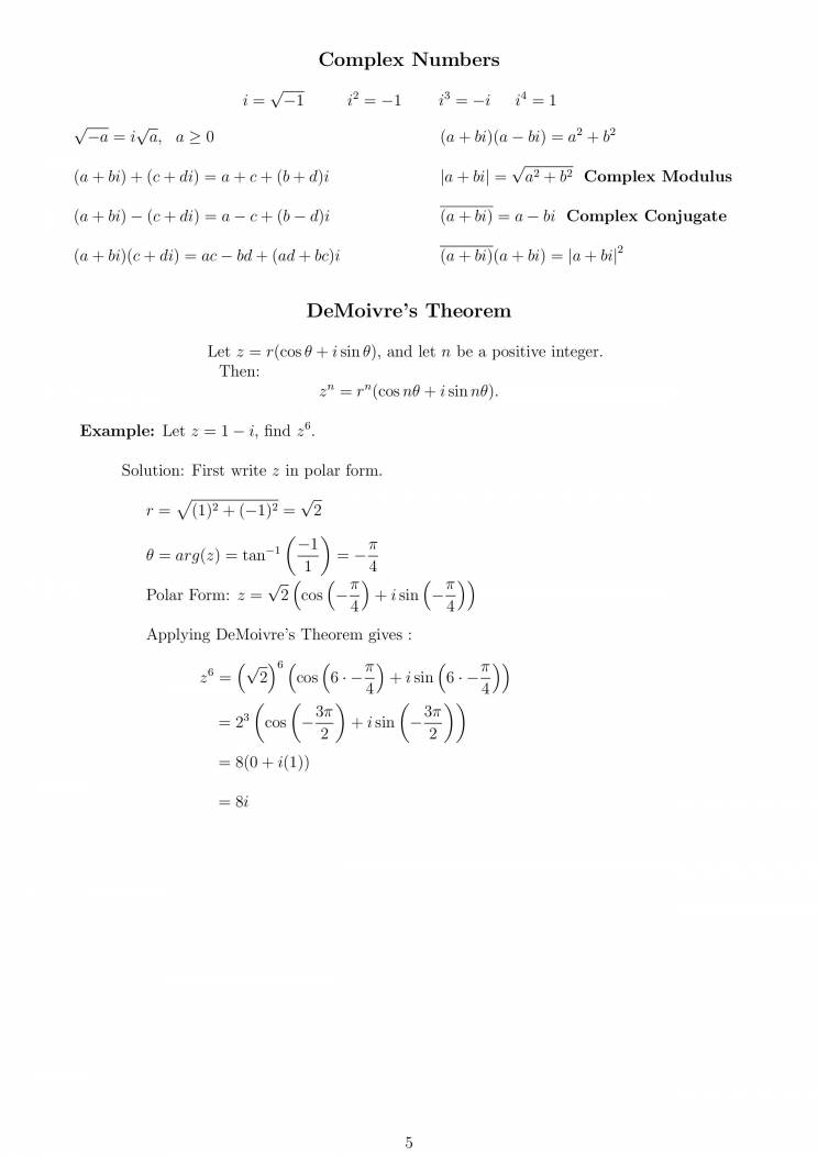 Trigonometric Formulas - Notes - LearnPick India