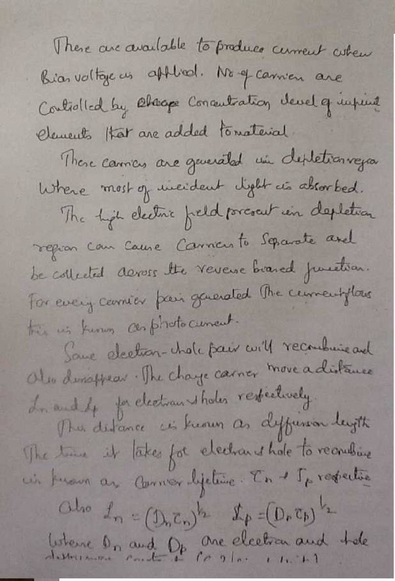 Photodetector Notes at Arthur Dwyer blog