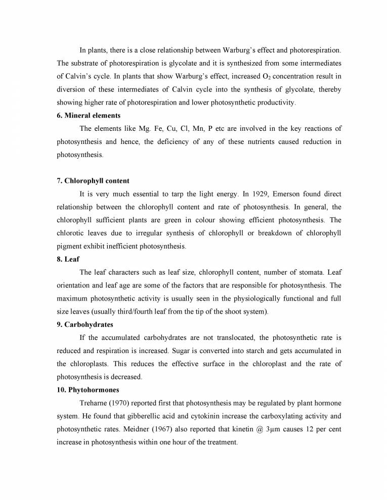 Photosynthesis - Notes - LearnPick India