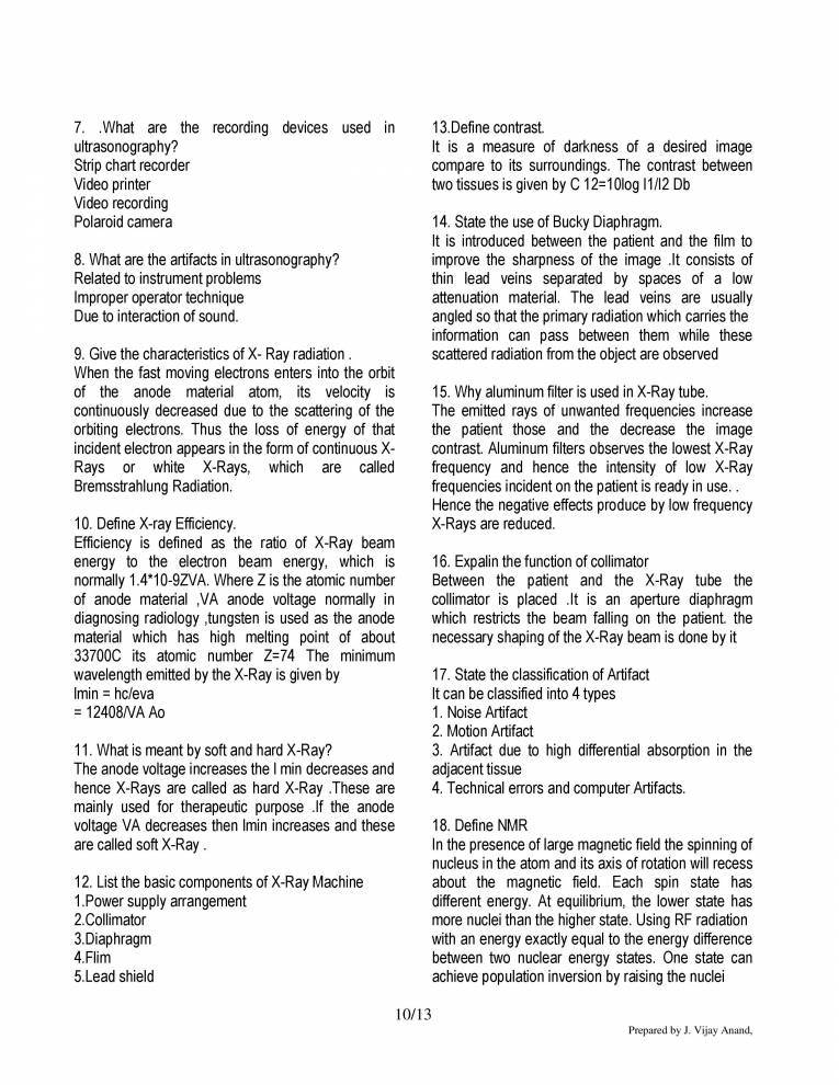 Biomedical Instrumentation For B.E Electrical And Electronics - Notes ...