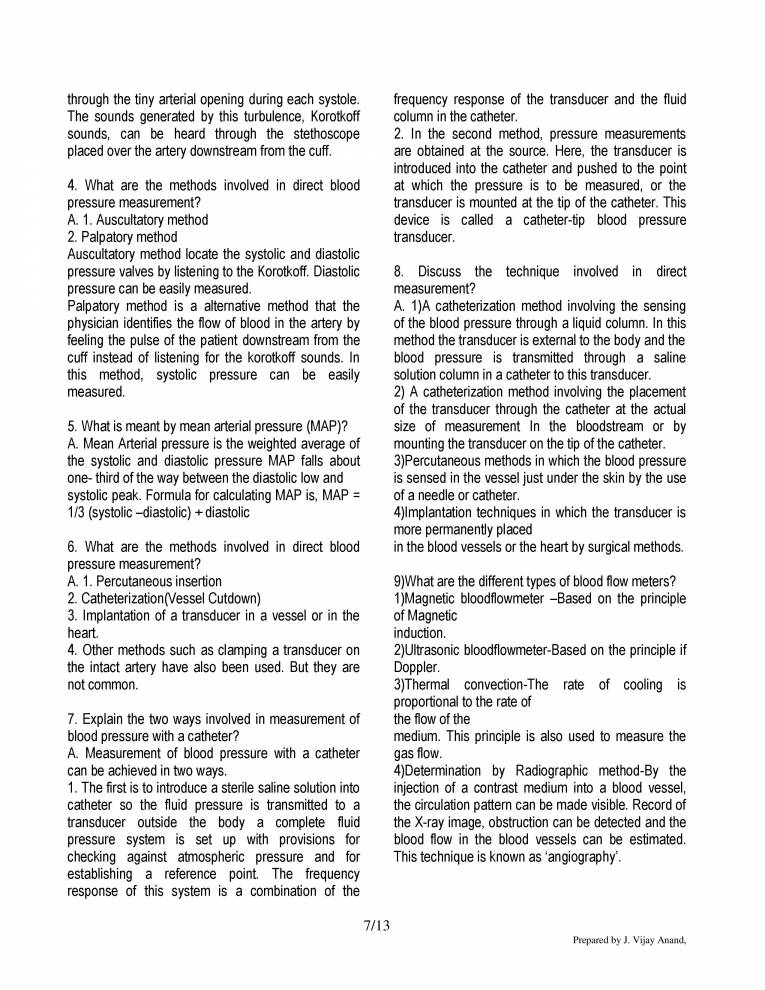 Biomedical Instrumentation For B.E Electrical And Electronics - Notes ...