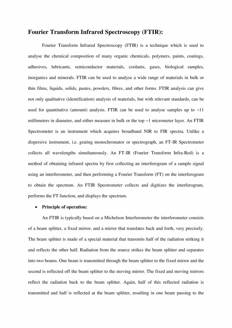 FTIR - Notes - LearnPick India